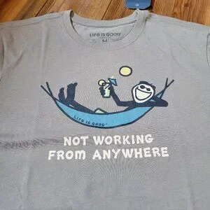 Life Is Good | Shirts | Mens Jake Hammock Short Sleeve Tee Life Is Good ...
